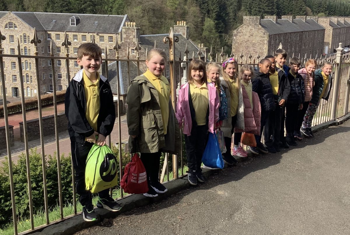 Primary 3 whisked back in time at New Lanark