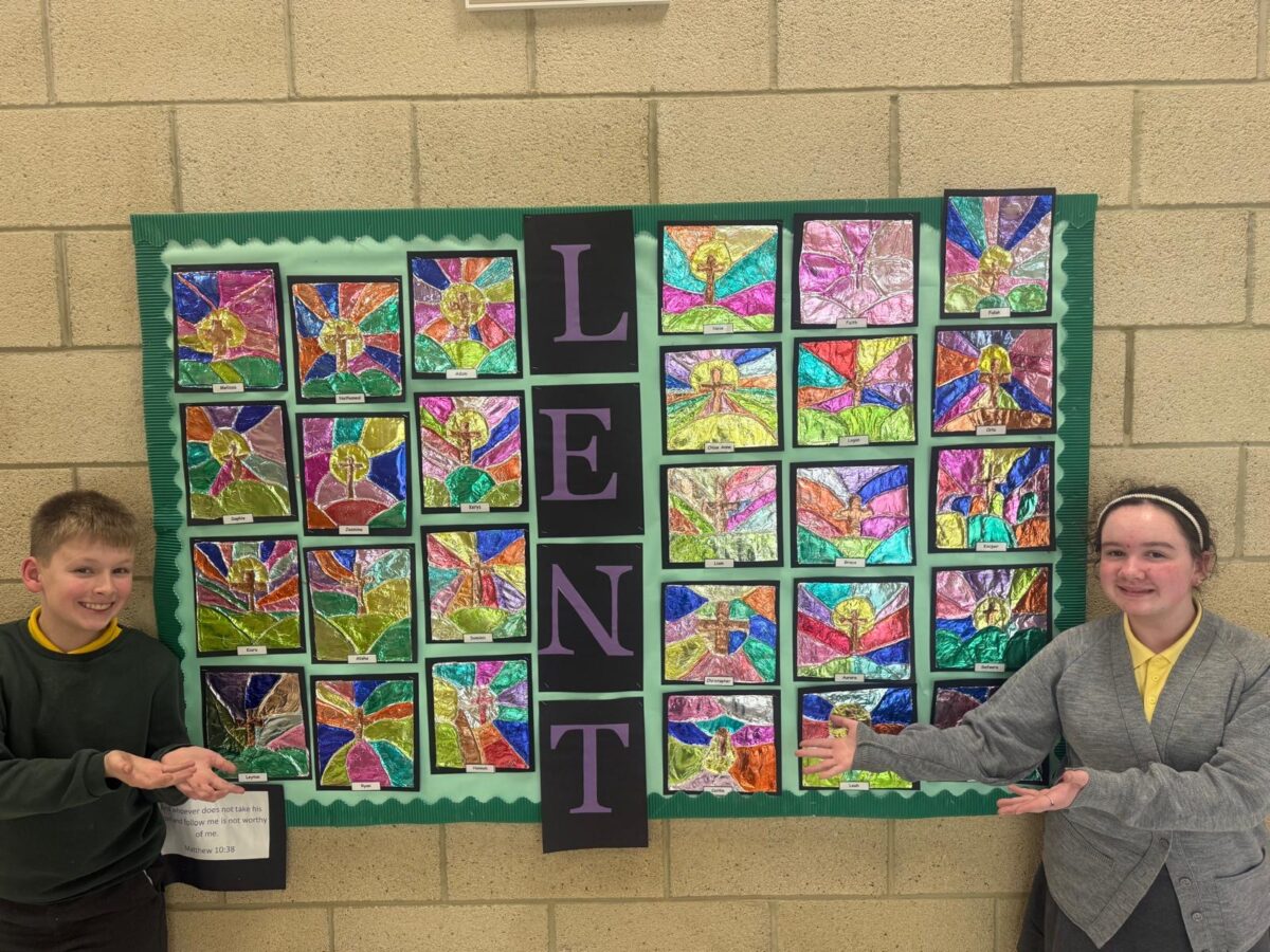 Primary 7 create stunning Lenten display