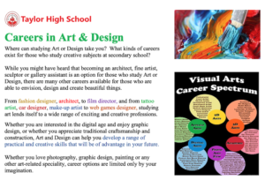 Careers in Art & Design – THS Art and Design Department