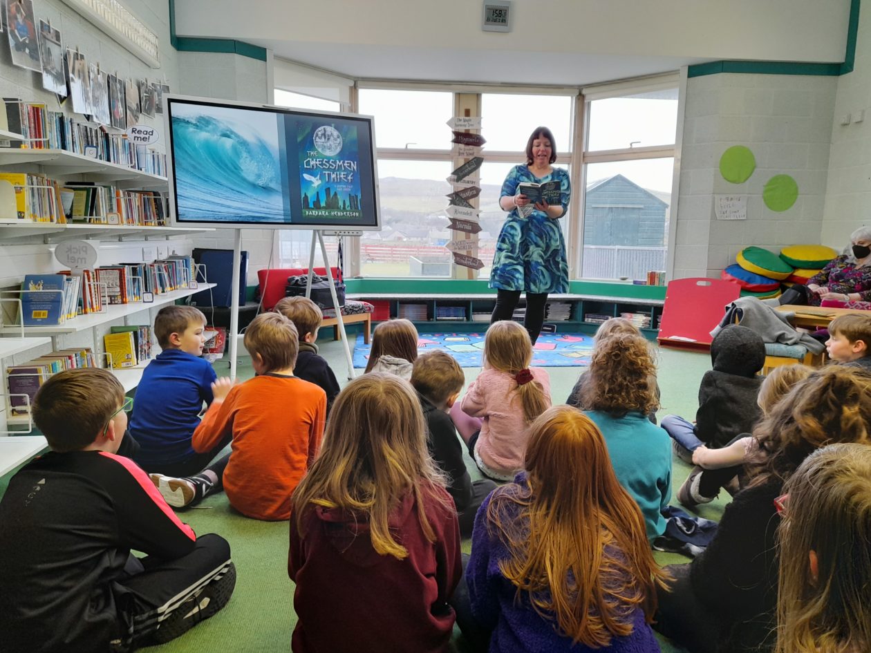 P4/5 Author Visit | Firth Primary School