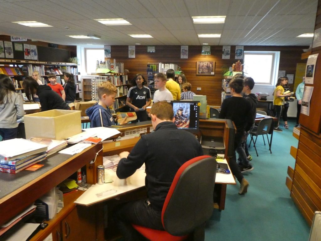 Primary 7 Transition in the Library