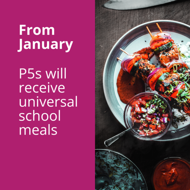 Universal School Meals Expansion | Cochrane Castle Primary School