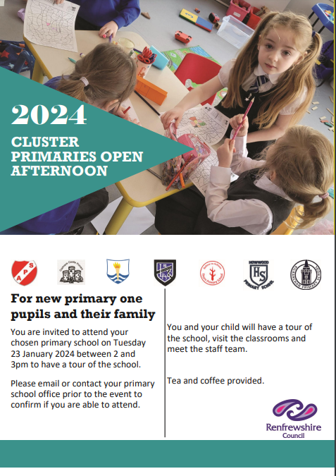 Cluster Primaries Open Afternoon | Cochrane Castle Primary School