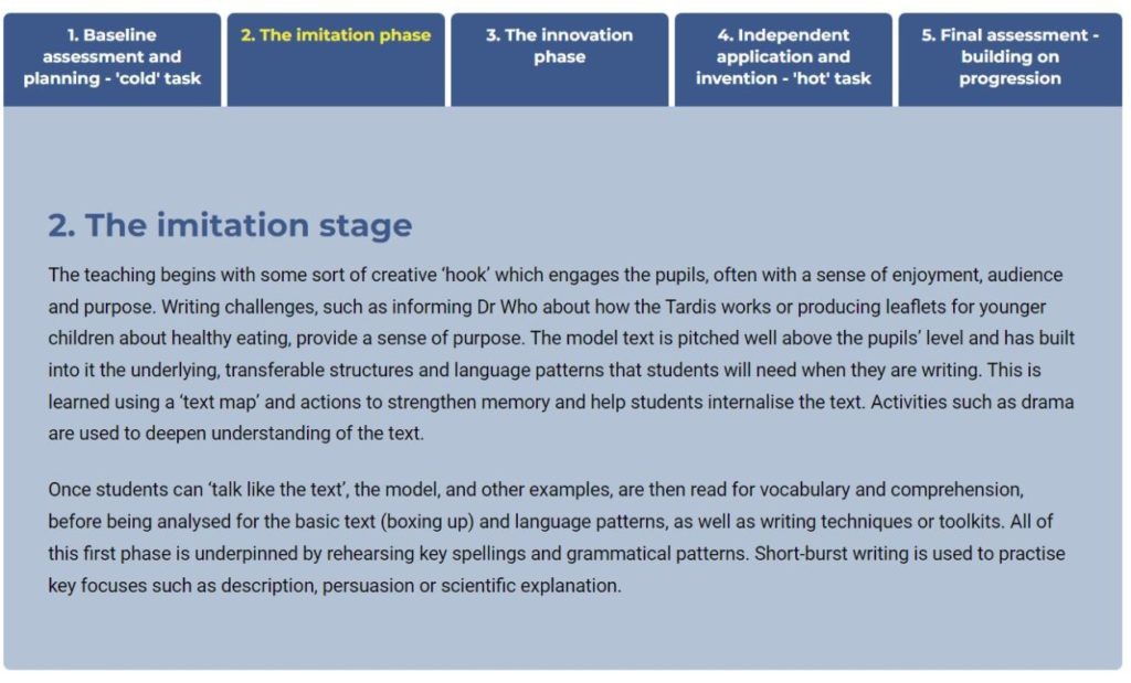 Talk for Writing | Renfrewshire Attainment Challenge