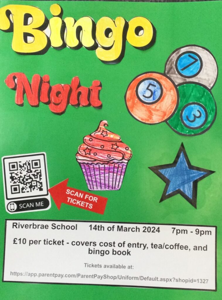 Riverbrae Bingo Night Thursday 14th March 2024 7:00pm – 9:00pm ...