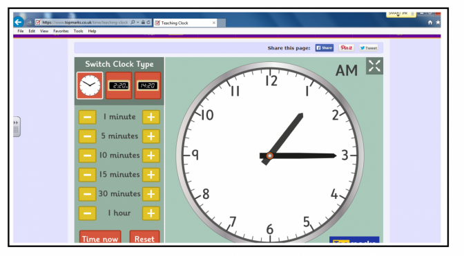 Time for Time! | Wallace Primary School and Nursery Class