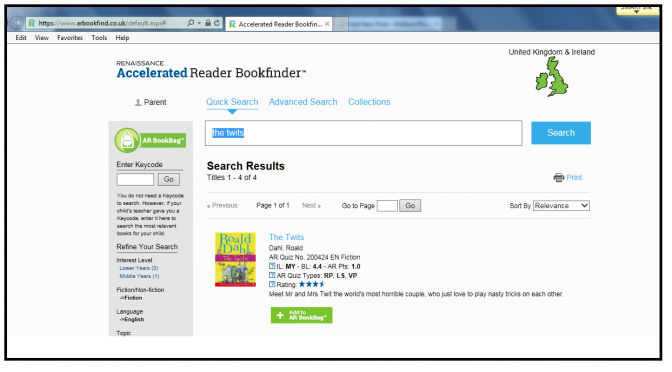 AR Bookfinder | Wallace Primary School and Nursery Class