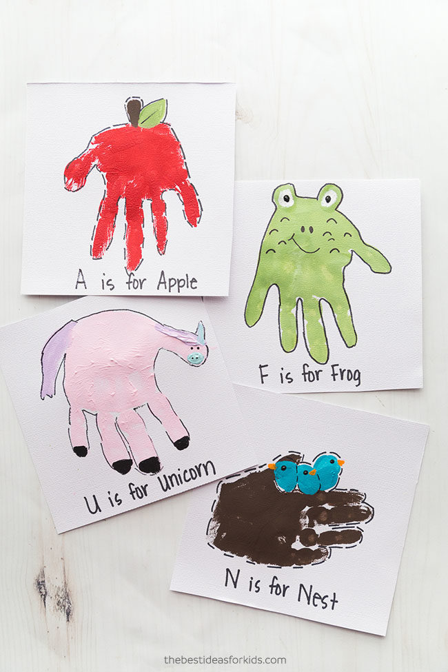 Handprint-Alphabet-Art – Williamsburgh Primary 1 Blog