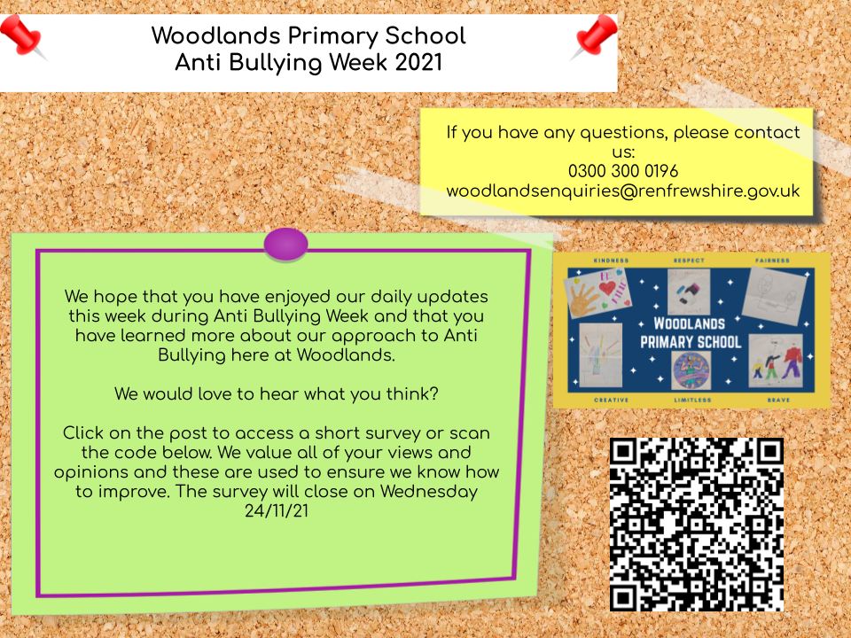 Anti Bullying Day Final Feedback | Woodlands Primary School