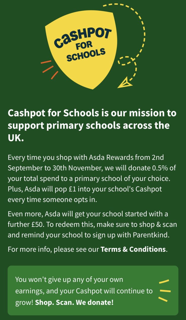 Asda Cashpot for Schools | Barr Primary and Early Years Centre