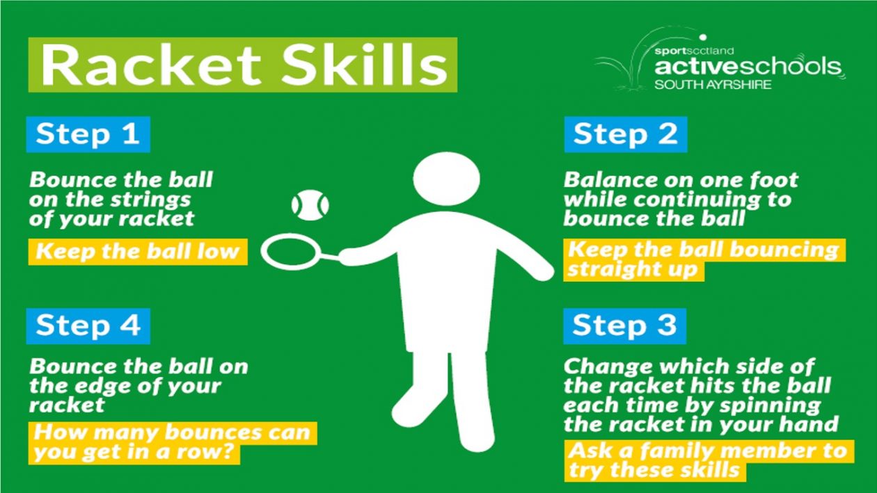 Activity Card 5 – Racket Skills | Barr Primary and Early Years Centre