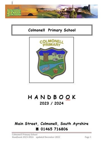 Handbooks | Colmonell Primary School & Early Years Centre