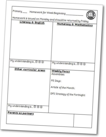 Homework | Coylton Primary and Early Years Centre