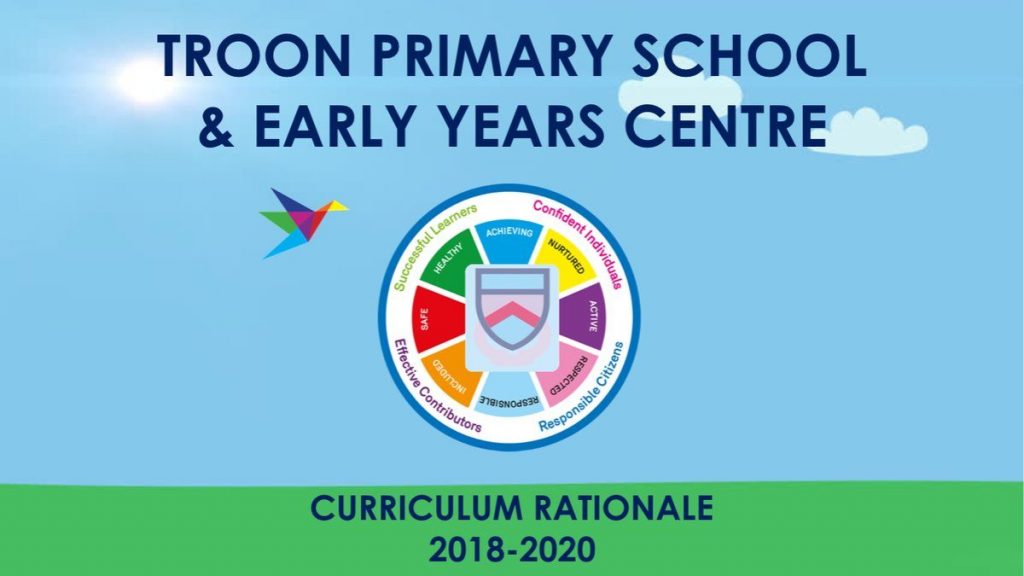 Curriculum Rationale | TROON PRIMARY SCHOOL & EARLY YEARS CENTRE