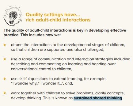 Sustained, Shared, Thinking – Early Level Portal