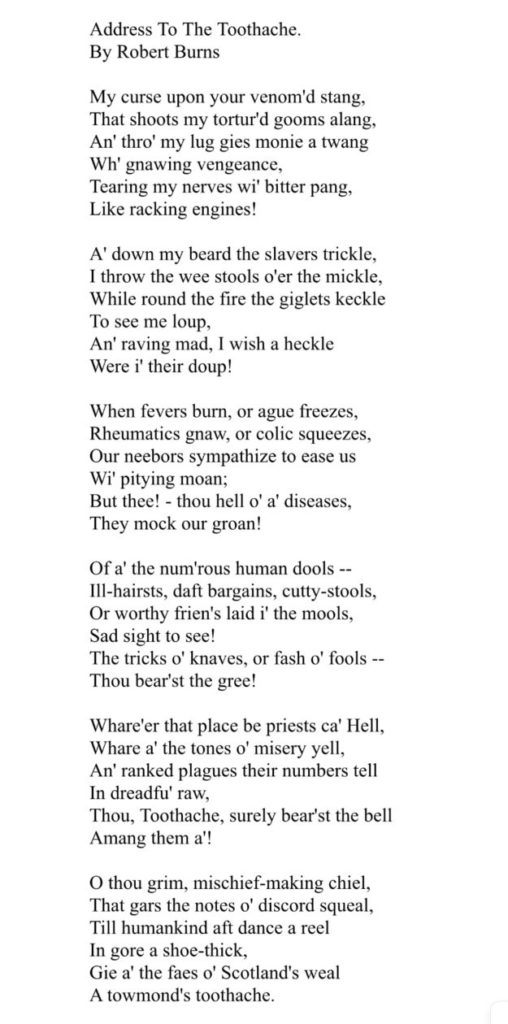 Address tae a Toothache | Kingsland Primary P6 21/22
