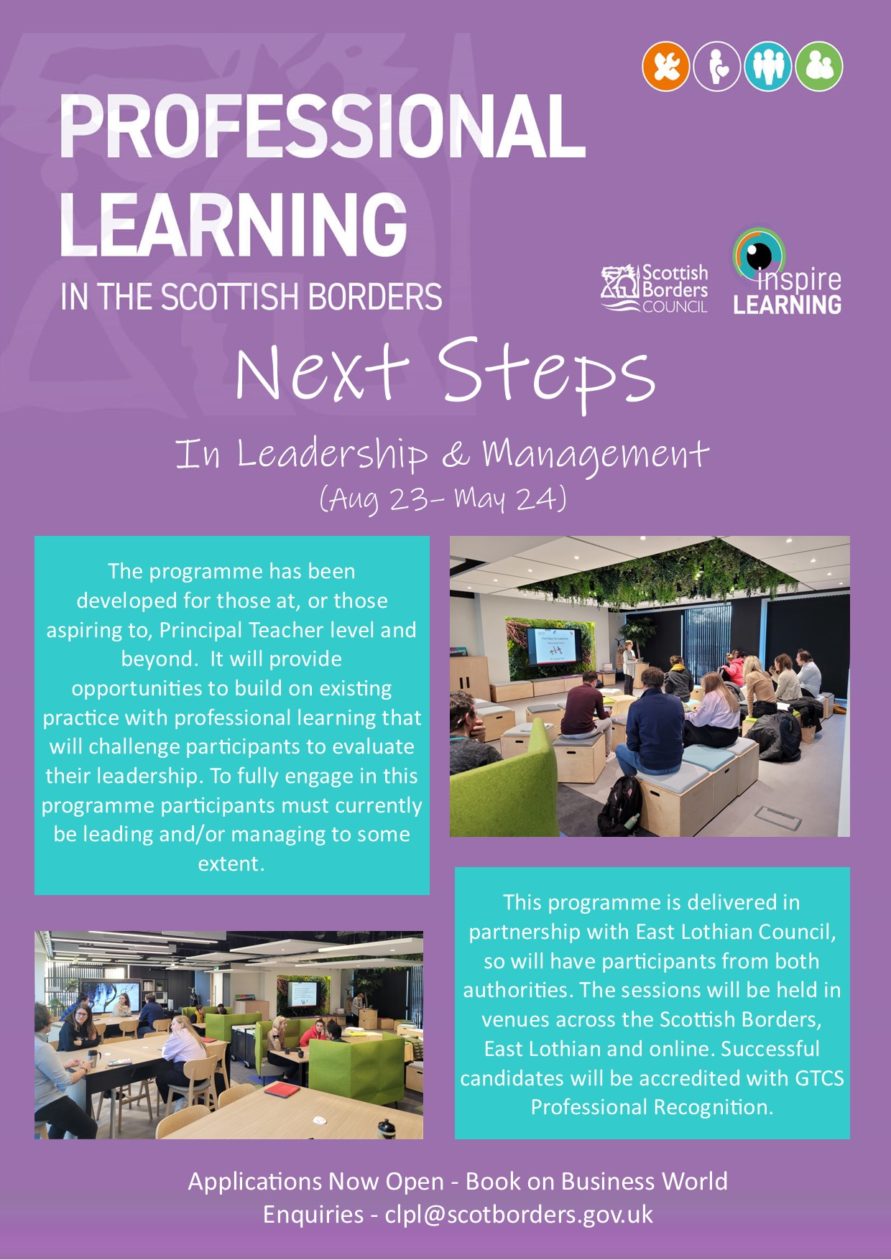 Next Steps in Leadership & Management – Professional Learning