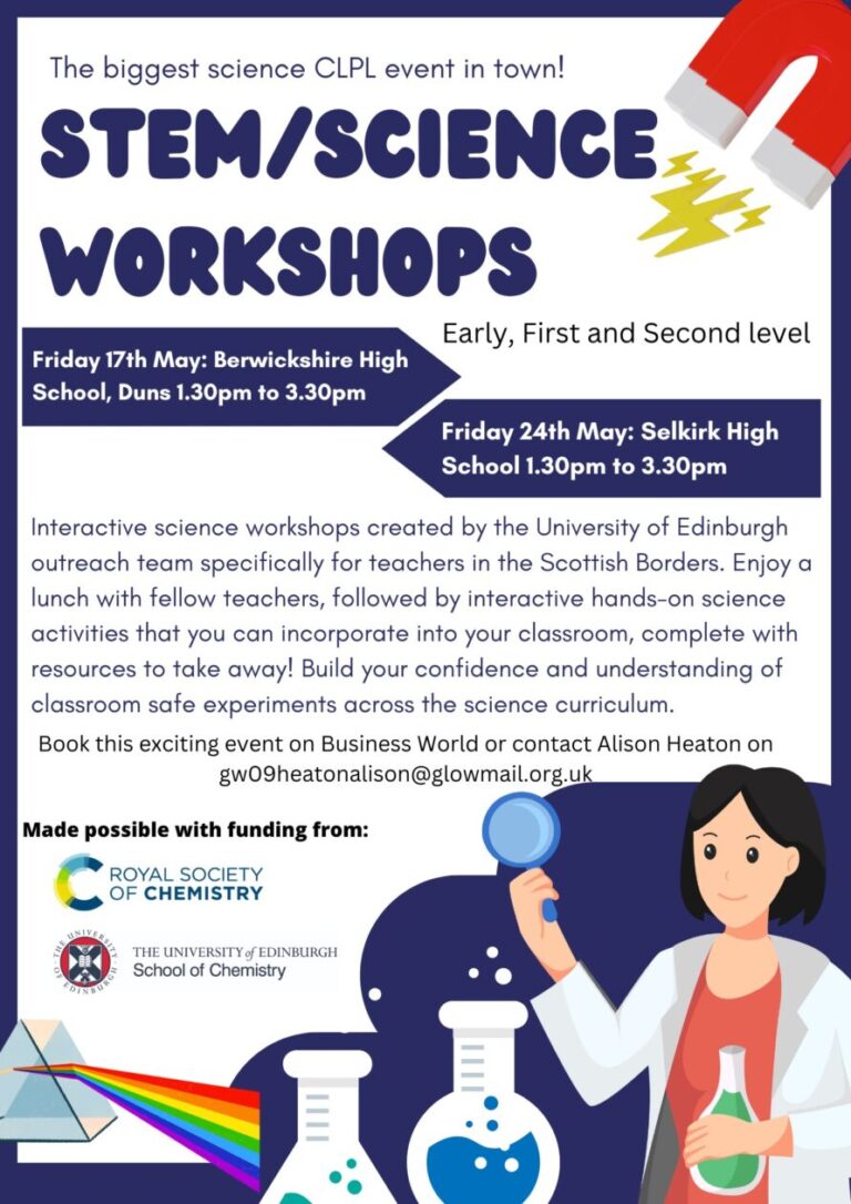 STEM/SCIENCE Workshops – Professional Learning