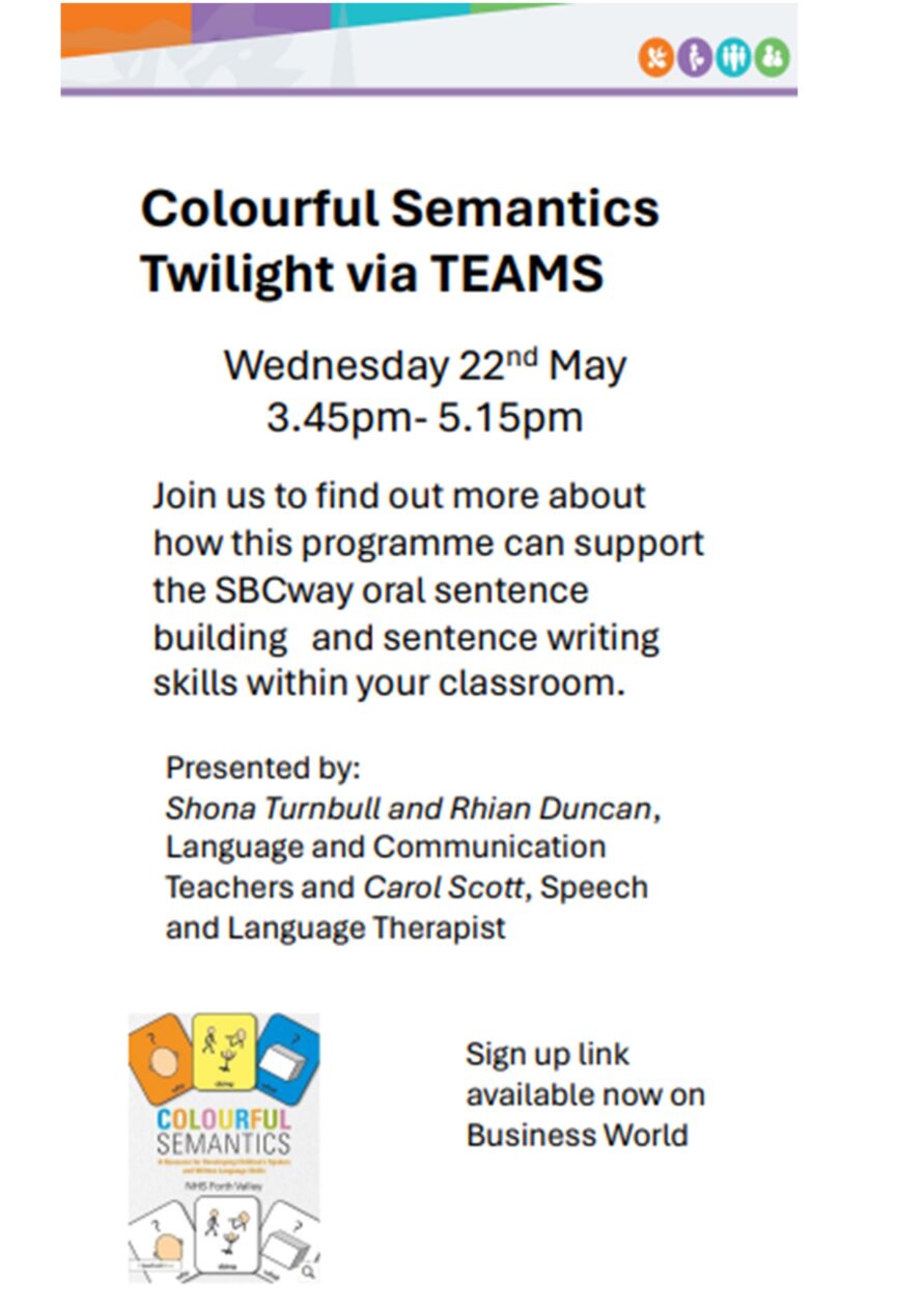 Colourful Semantics – Professional Learning