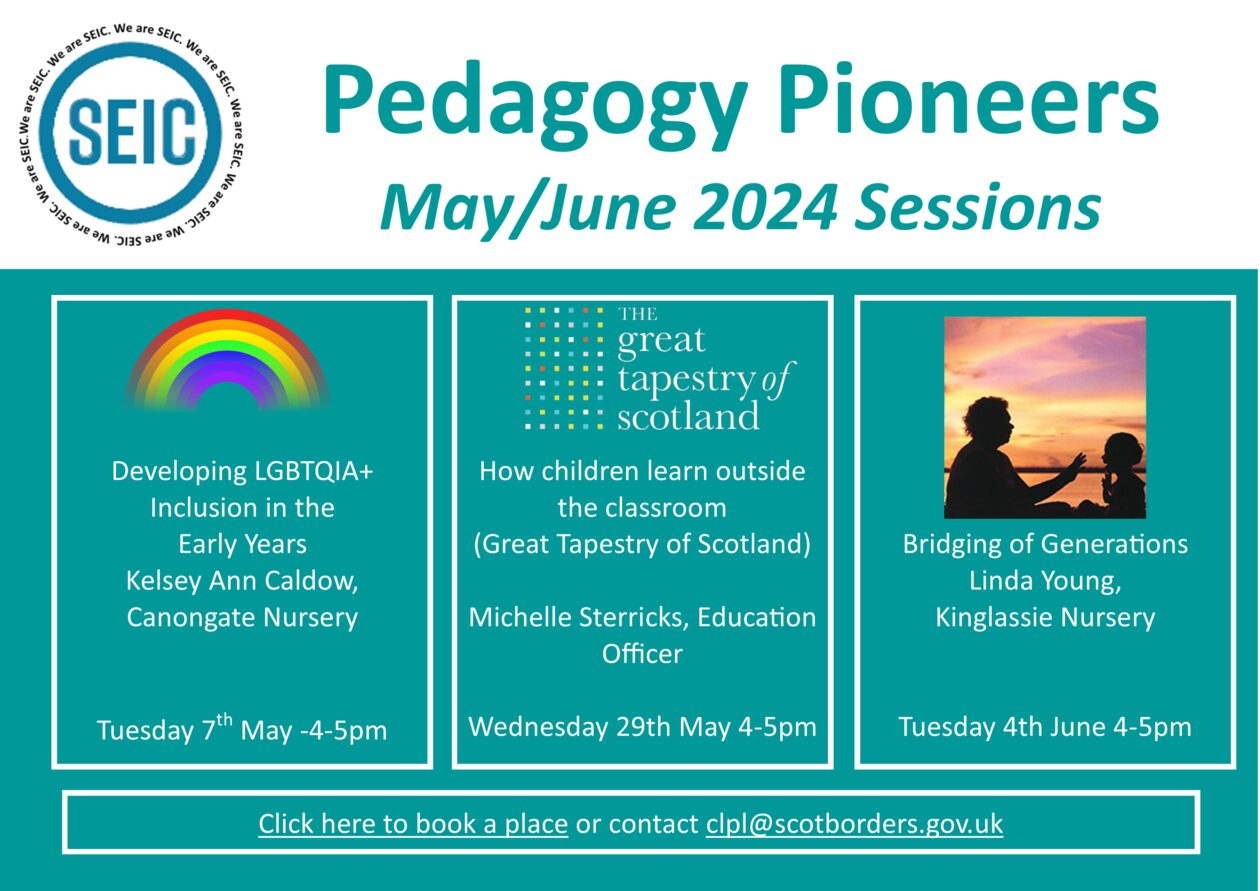 Pedagogy Pioneers – May/June Sessions – Professional Learning