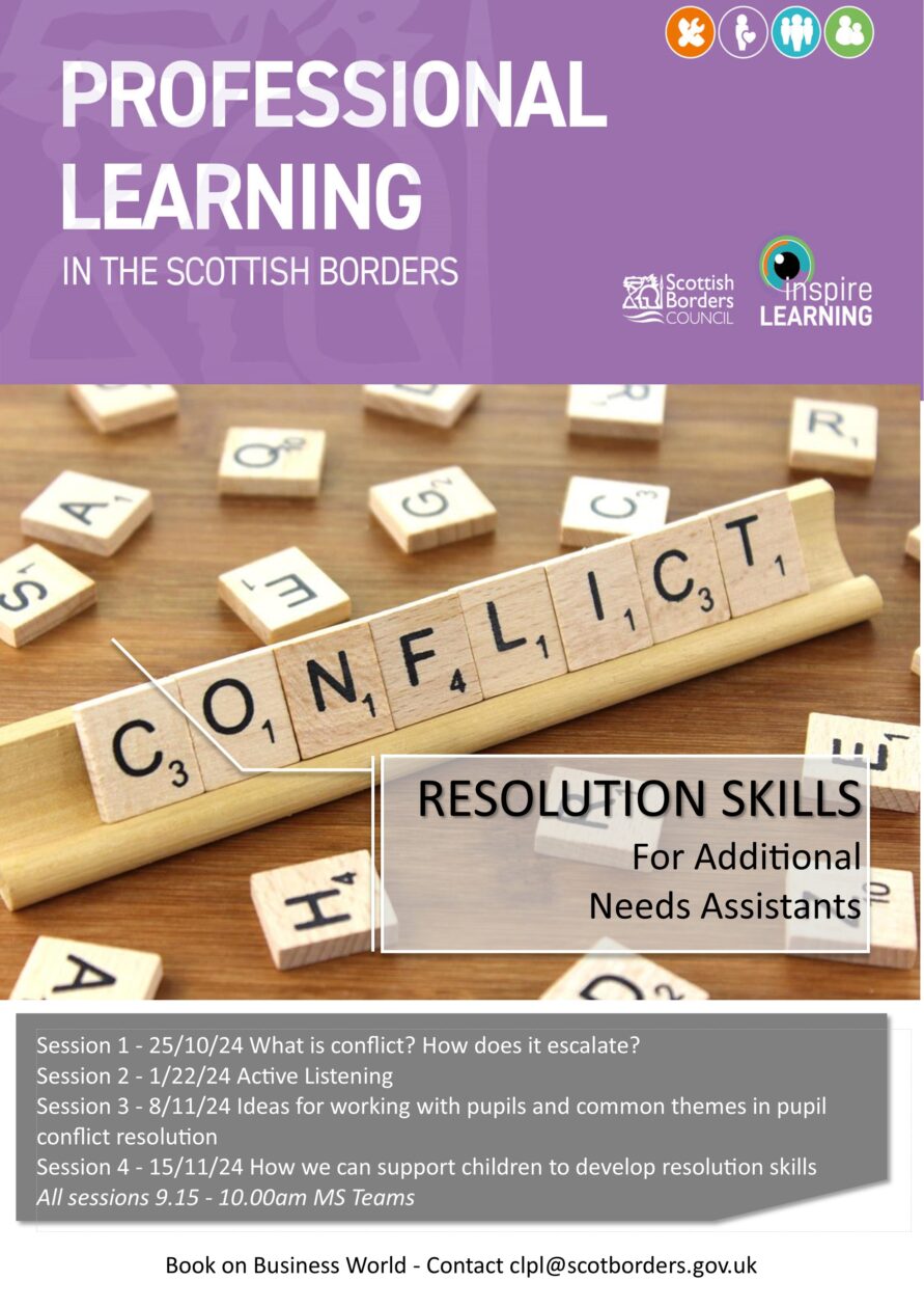 Conflict Resolution Skills for Additional Needs Assistants ...