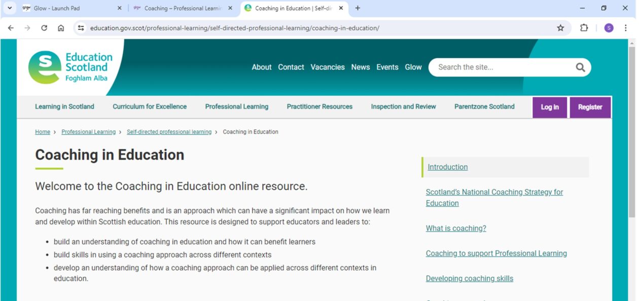 Coaching – Professional Learning