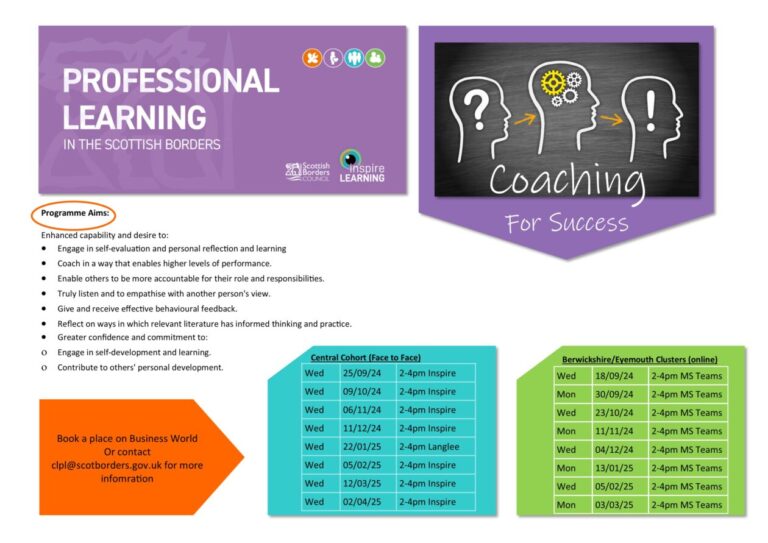 Coaching for Success – Professional Learning
