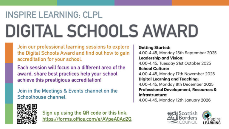 Digital Schools Awards – Professional Learning