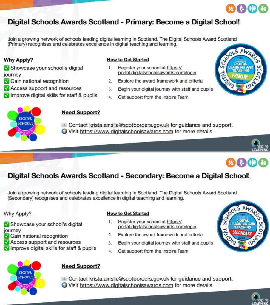 Digital Schools Awards – Professional Learning