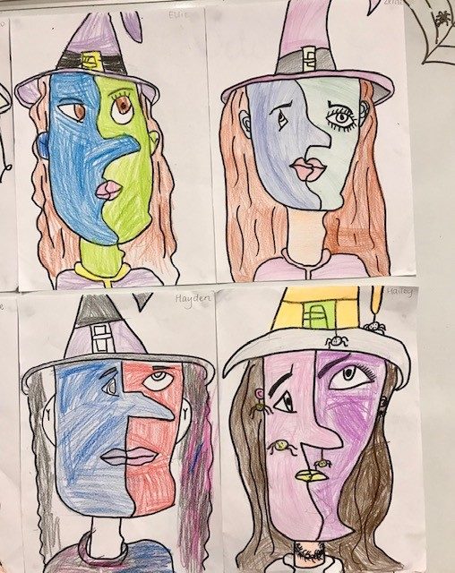 Frankenbuddies and Picasso Witches!