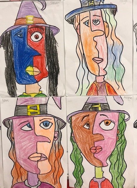 Frankenbuddies and Picasso Witches!