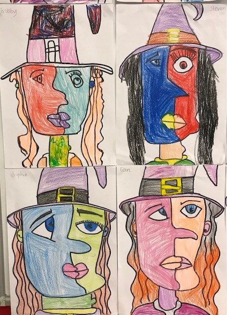 Frankenbuddies and Picasso Witches!