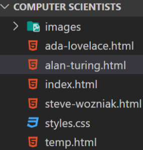 VSCode – HTML Cribsheets