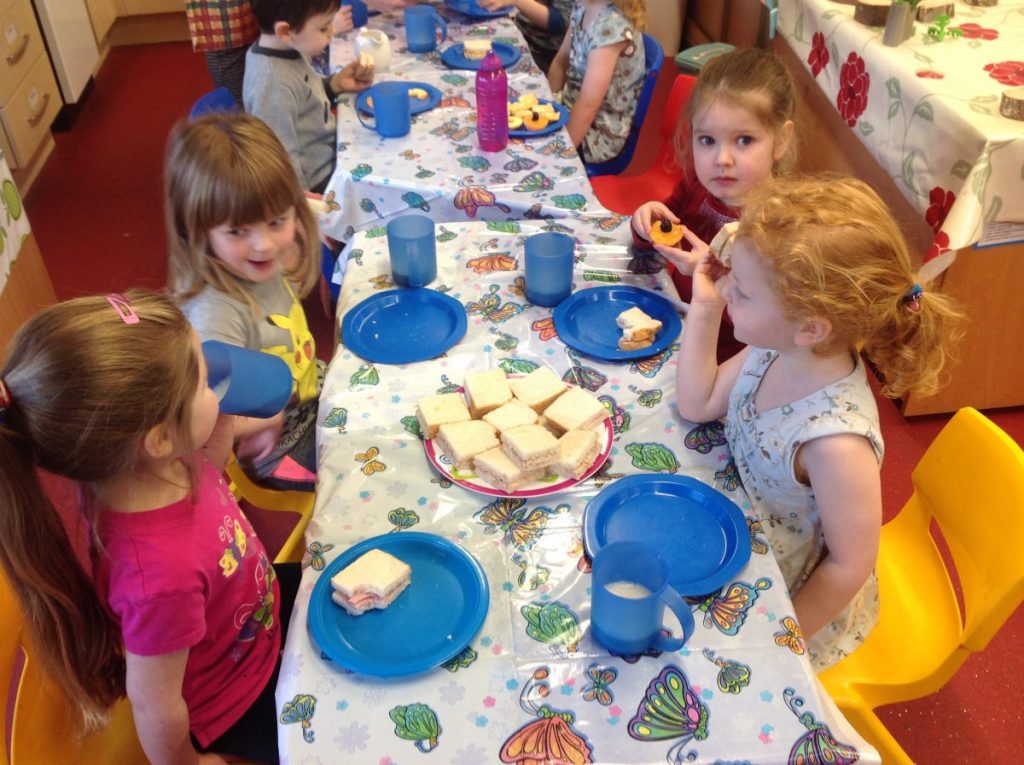 Tea party at Early Years