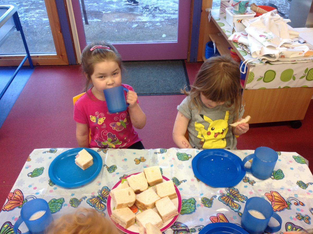 Tea party at Early Years