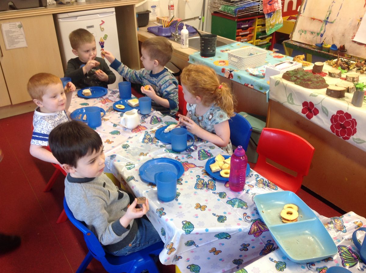 Tea party at Early Years