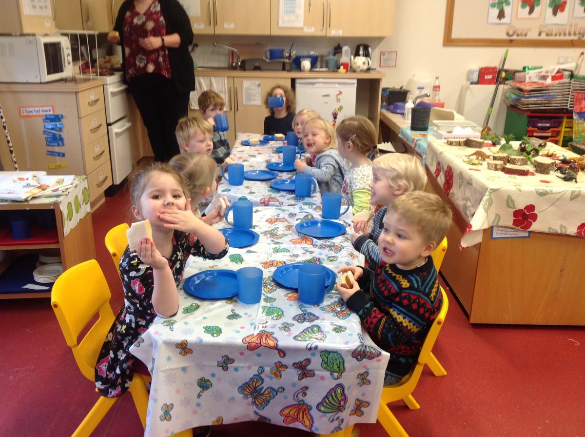 Tea party at Early Years