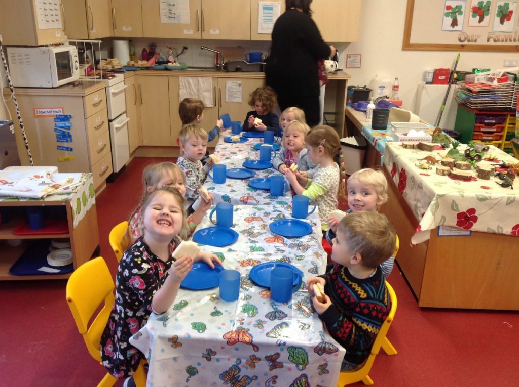 Tea party at Early Years
