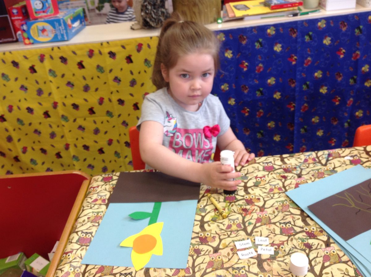 We made daffodils