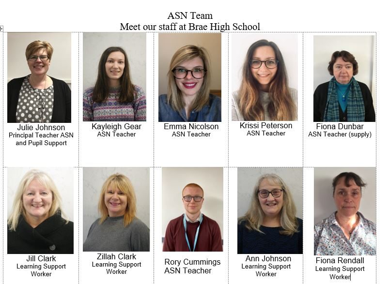 ASN Team 1 – Brae High School