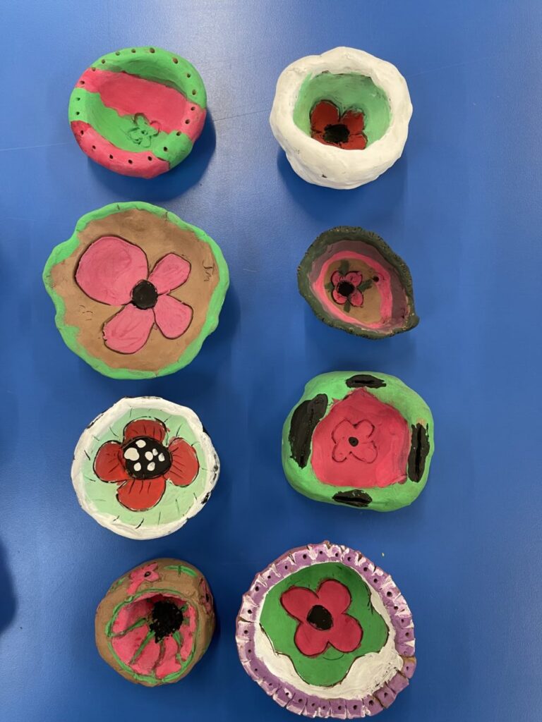 Remembrance Clay work | DPS Art