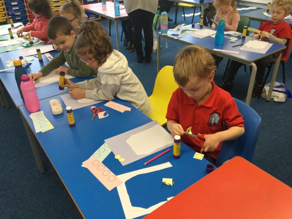 Instructions are important but craft linked to language is more fun ...