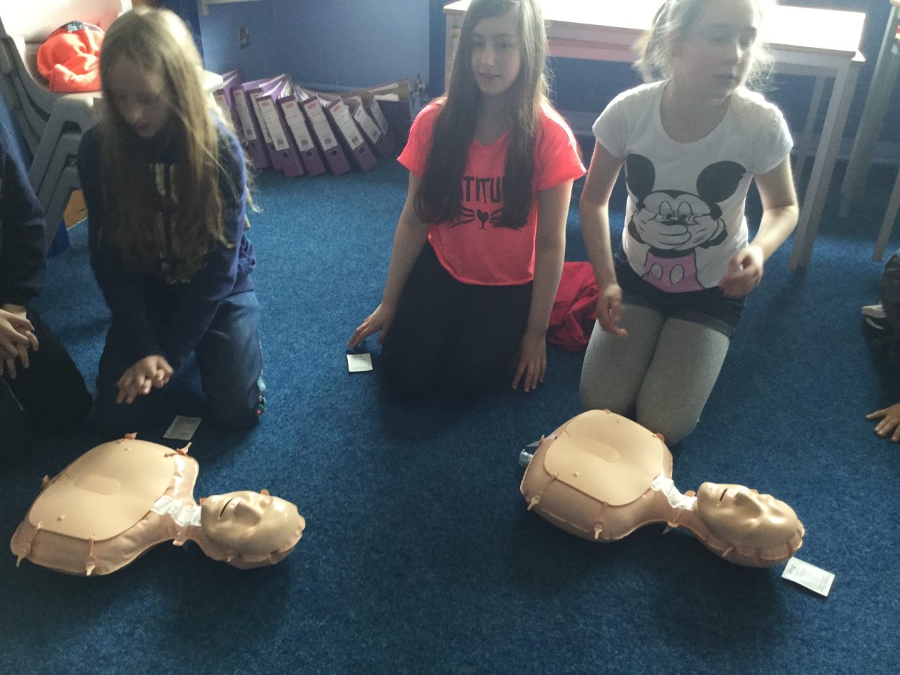 British Heart Foundation CPR session | P6/7 2025-26