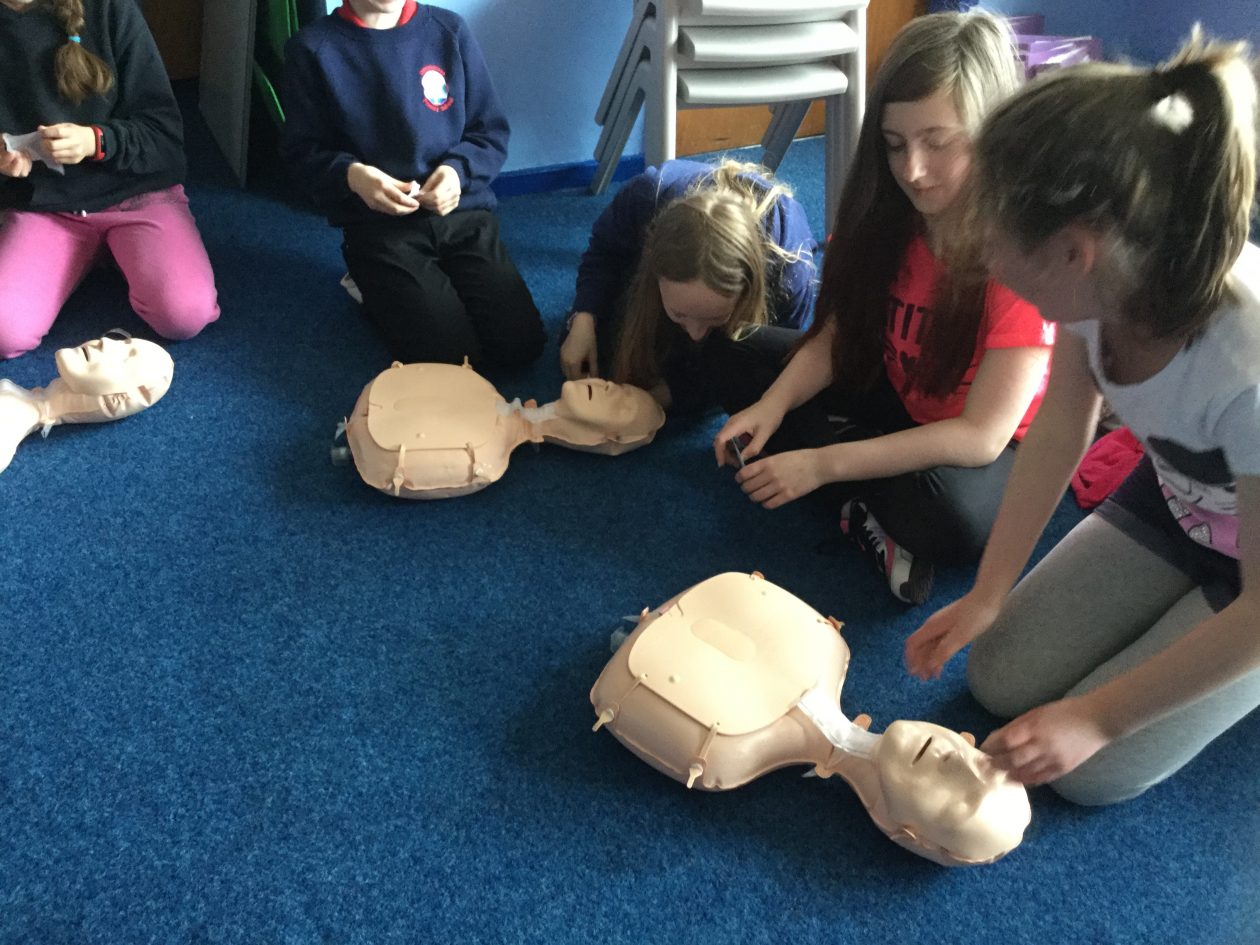 British Heart Foundation CPR session | P6/7 2025-26