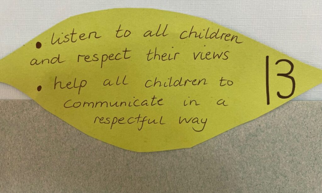 Rights Respecting Schools – Our Class Charter