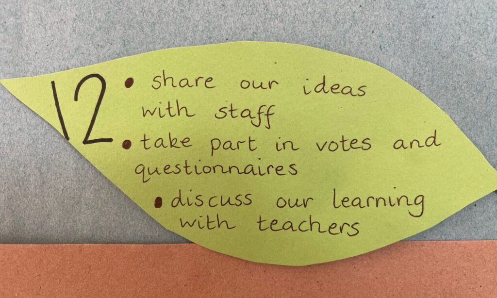 Rights Respecting Schools – Our Class Charter