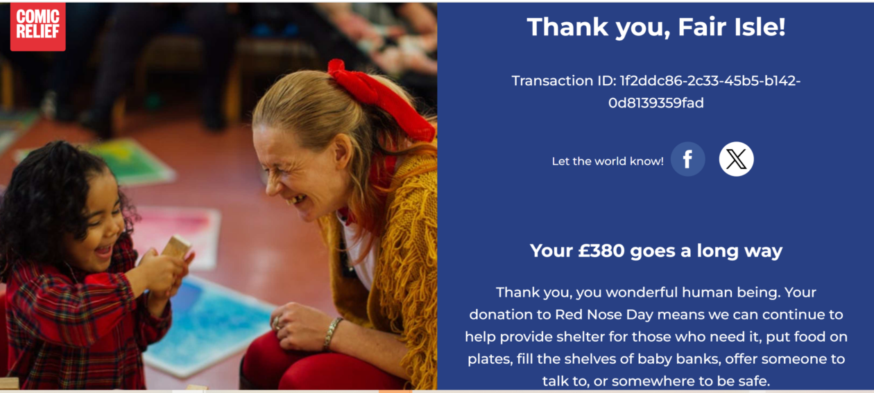 Comic Relief Fundraiser