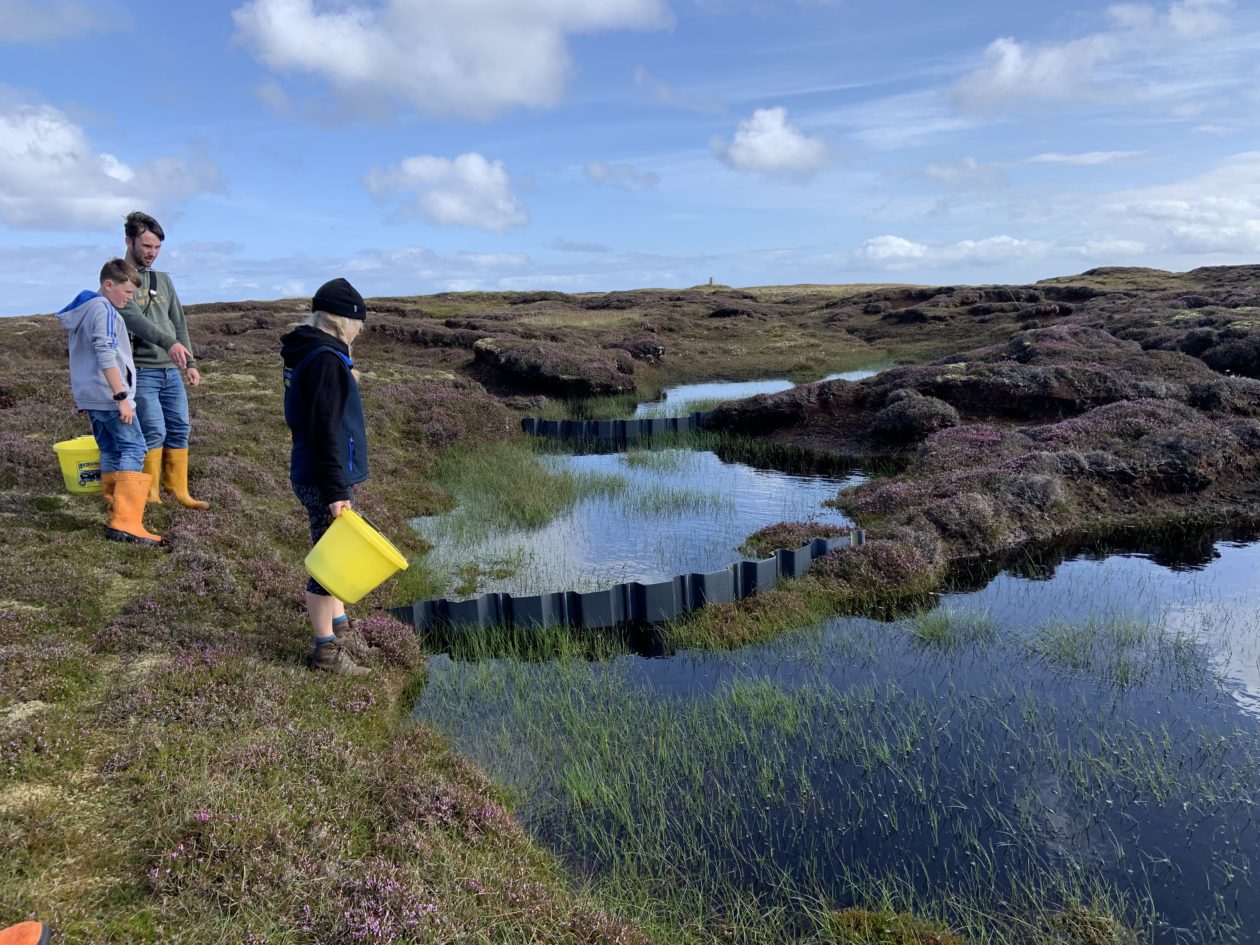 Peat Restoration – Mid Yell Junior High School