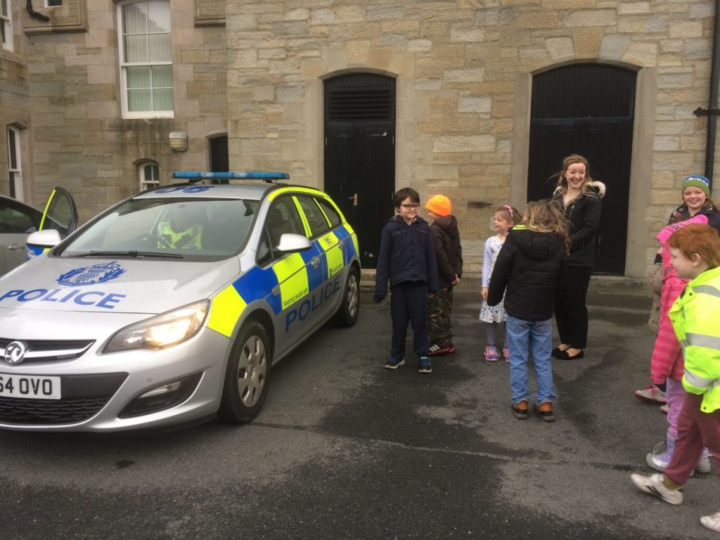 School trip to the Lerwick Police Station