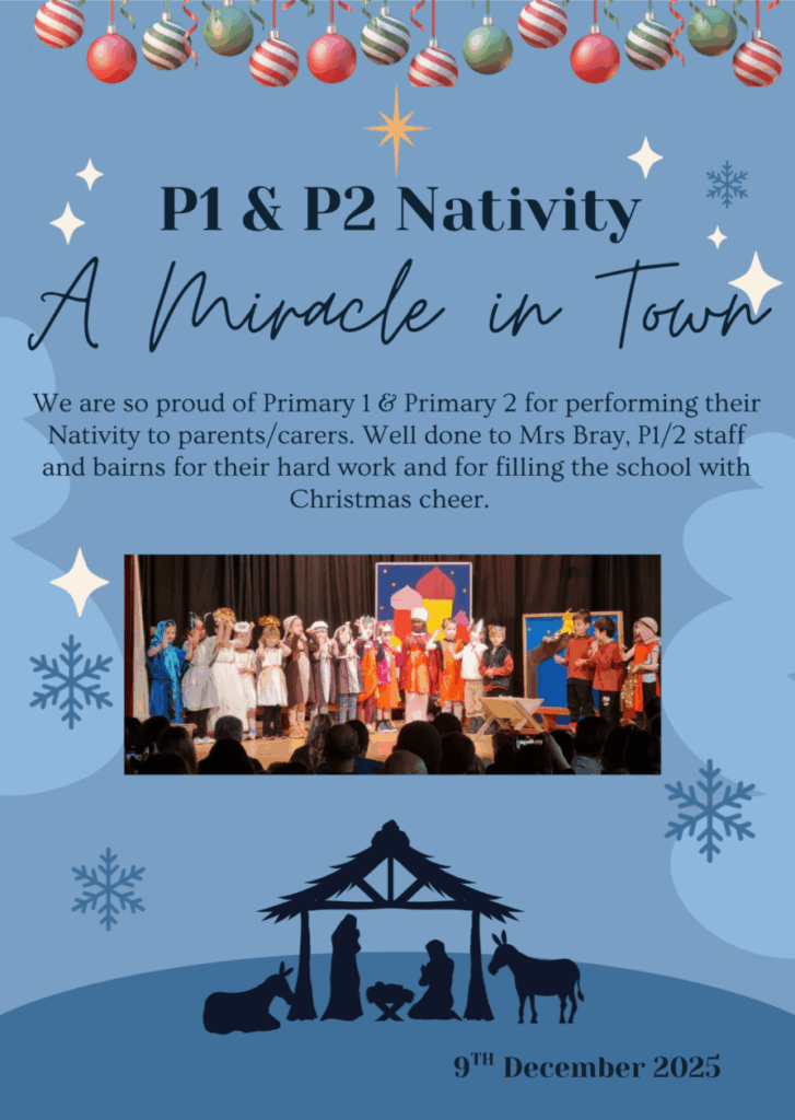 P1&2 Nativity – P1/2 sandwick junior high school